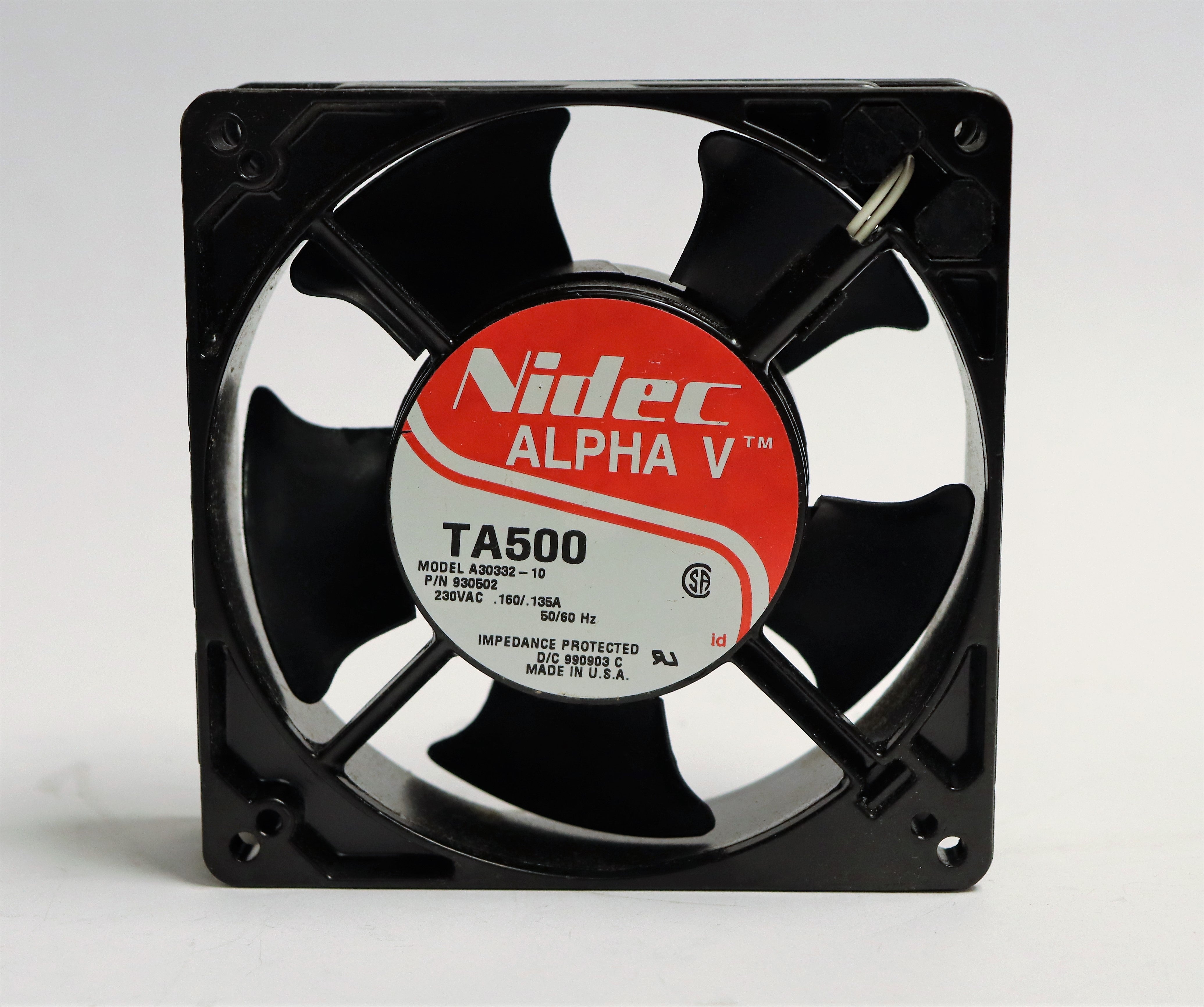 Nidec Alpha V TA500 A30332-10 230VAC 160/135A 50/60 Hz Fan – cpwarehouse