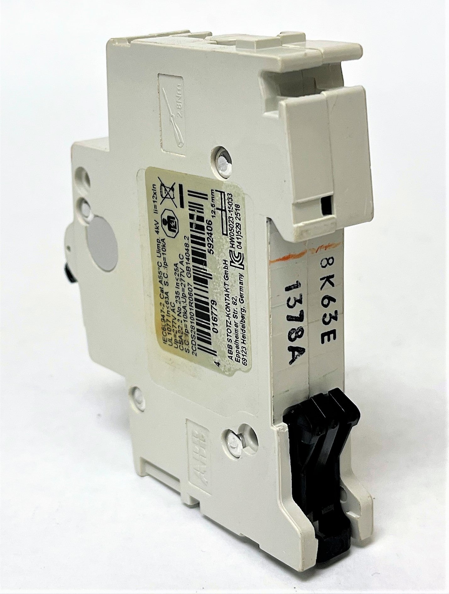 ABB S201P K2A 1Pole 230V Circuit Breaker – cpwarehouse