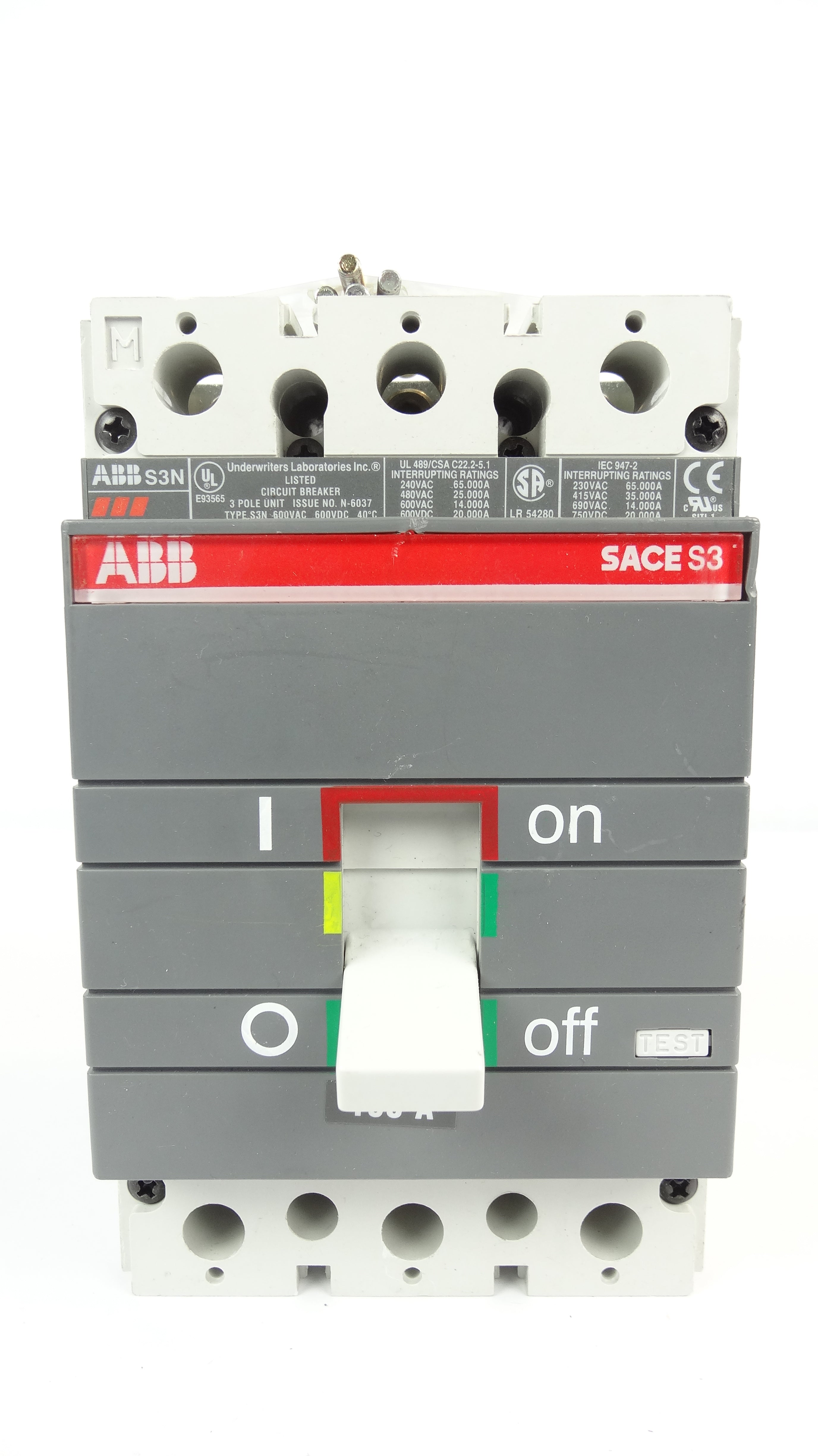 ABB S3N 122160043-002 150A 600V 3-Pole Circuit Breaker – cpwarehouse