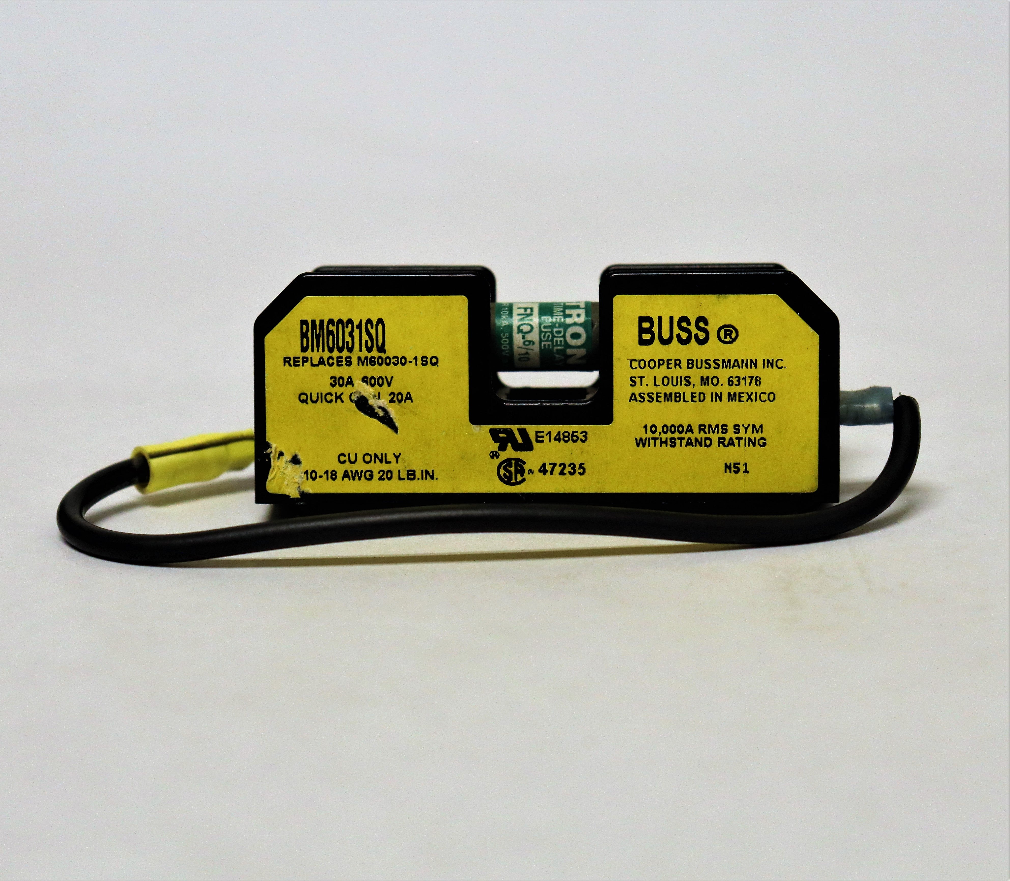 Bussmann BM6031SQ 600V 30A Fuse Holder – Critical Parts Warehouse