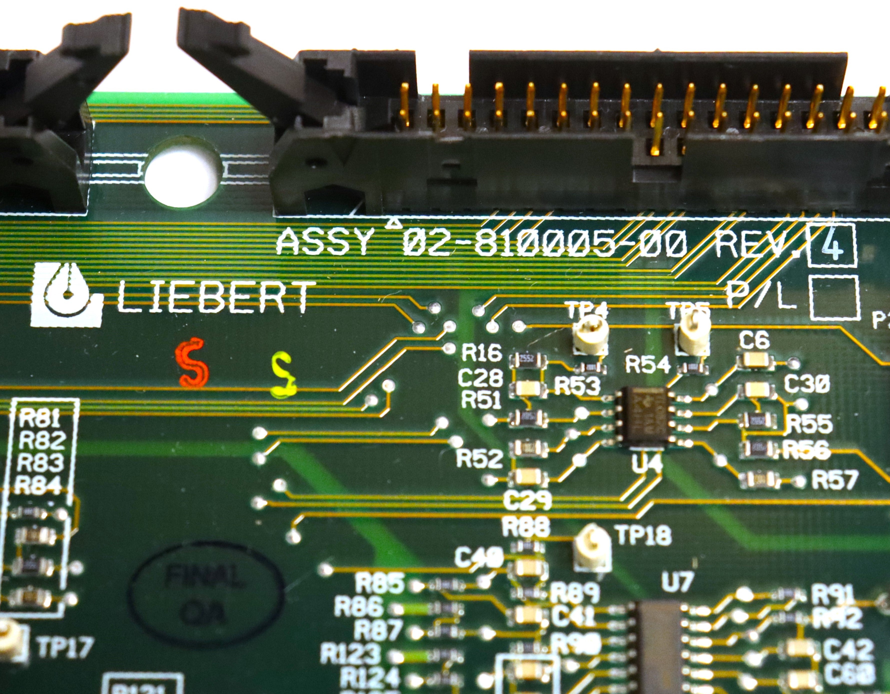 Liebert 02-810005-00 REV 4 Assembly Board – Critical Parts Warehouse