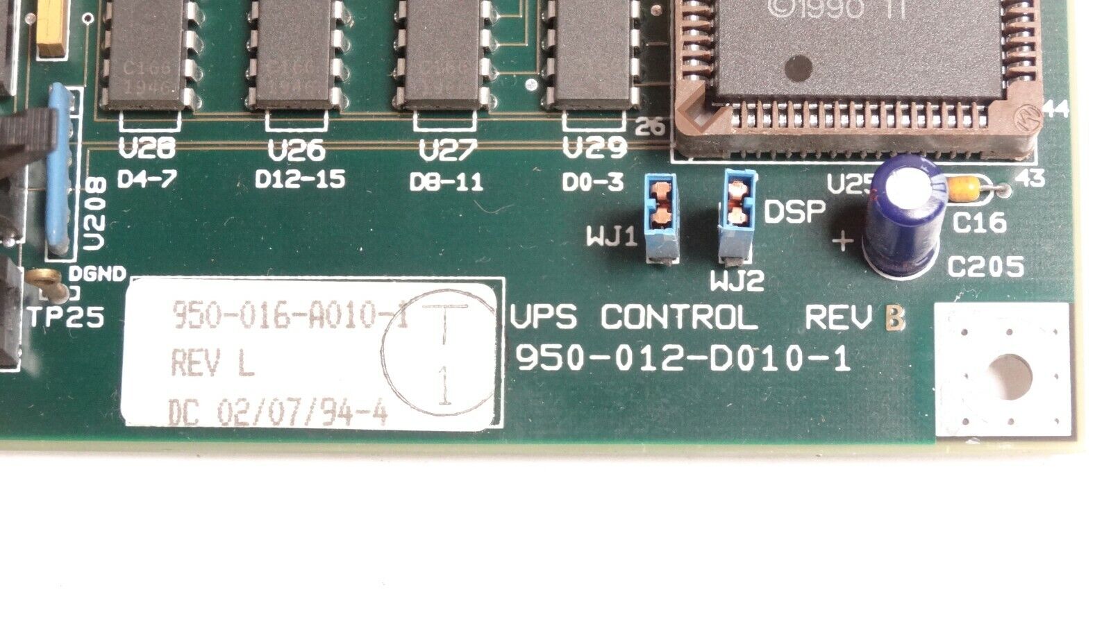 IPM 950-012-D010-1 / 950-016-A010-1 Rev L UPS Control Board PCB Assemb ...