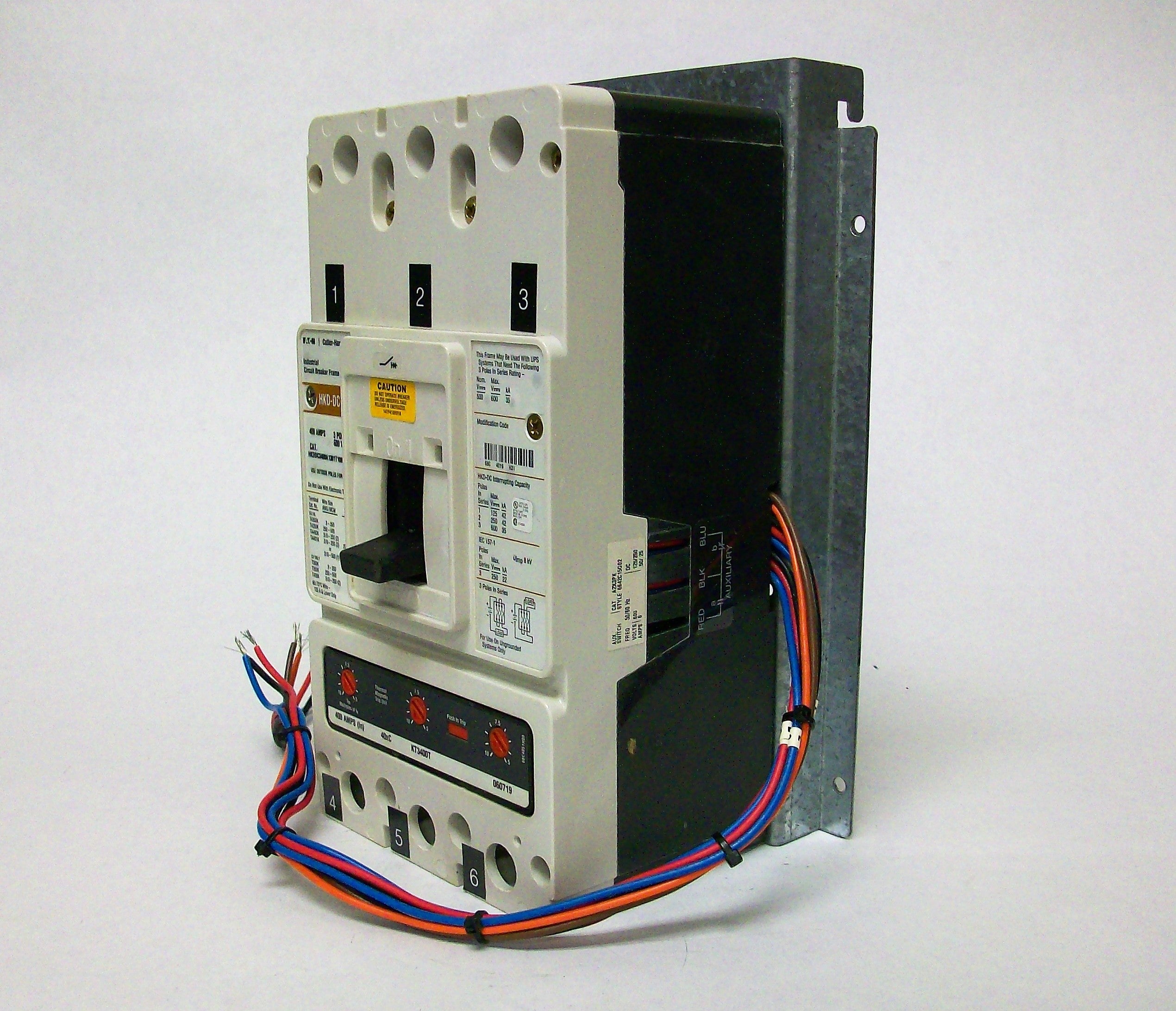 Eaton HKD-DC 3 Pole 600VDC 400A Breaker – Critical Parts Warehouse