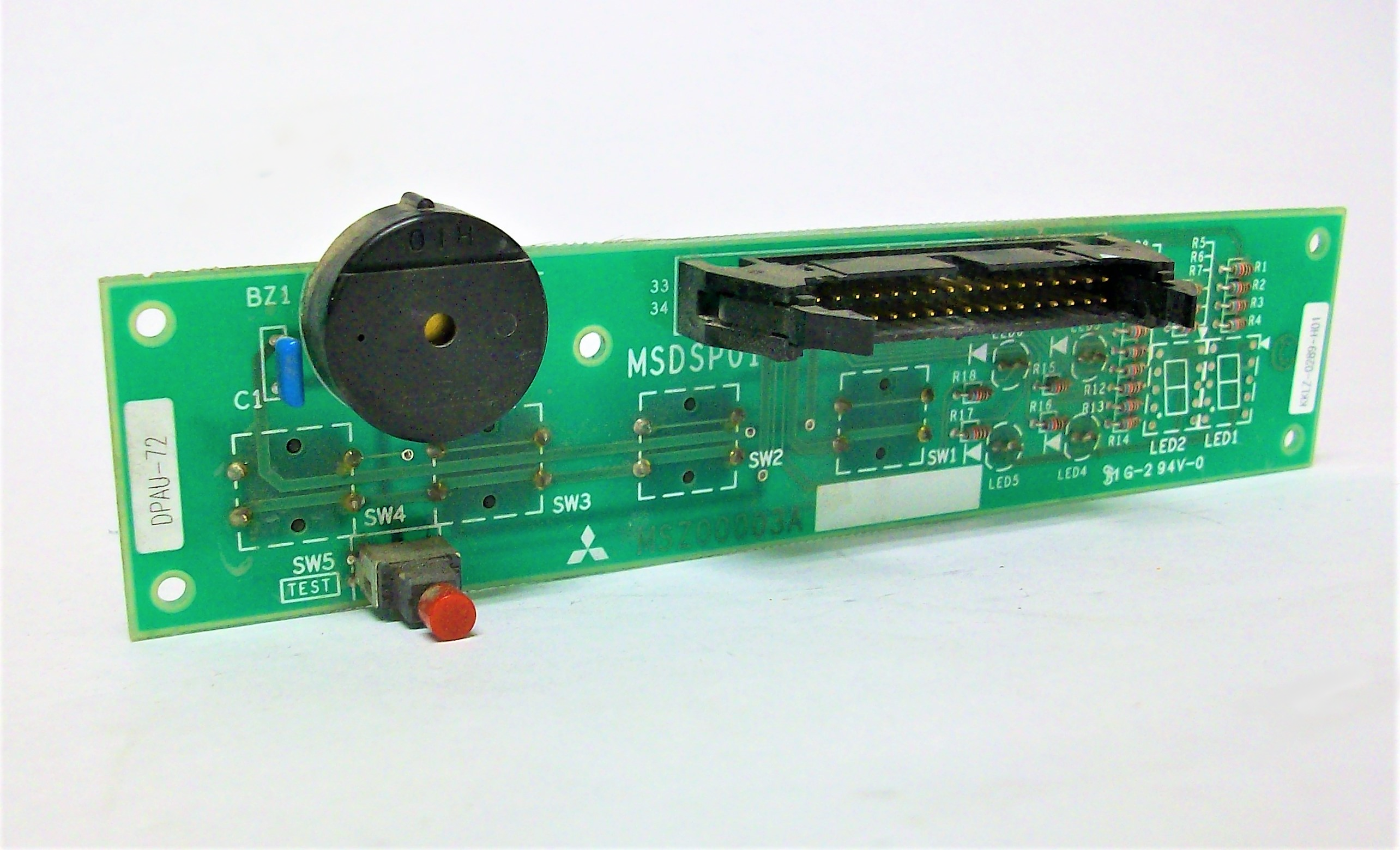 Mitsubishi MSZ00003A PCB UPS Button Control Board – Critical Parts ...