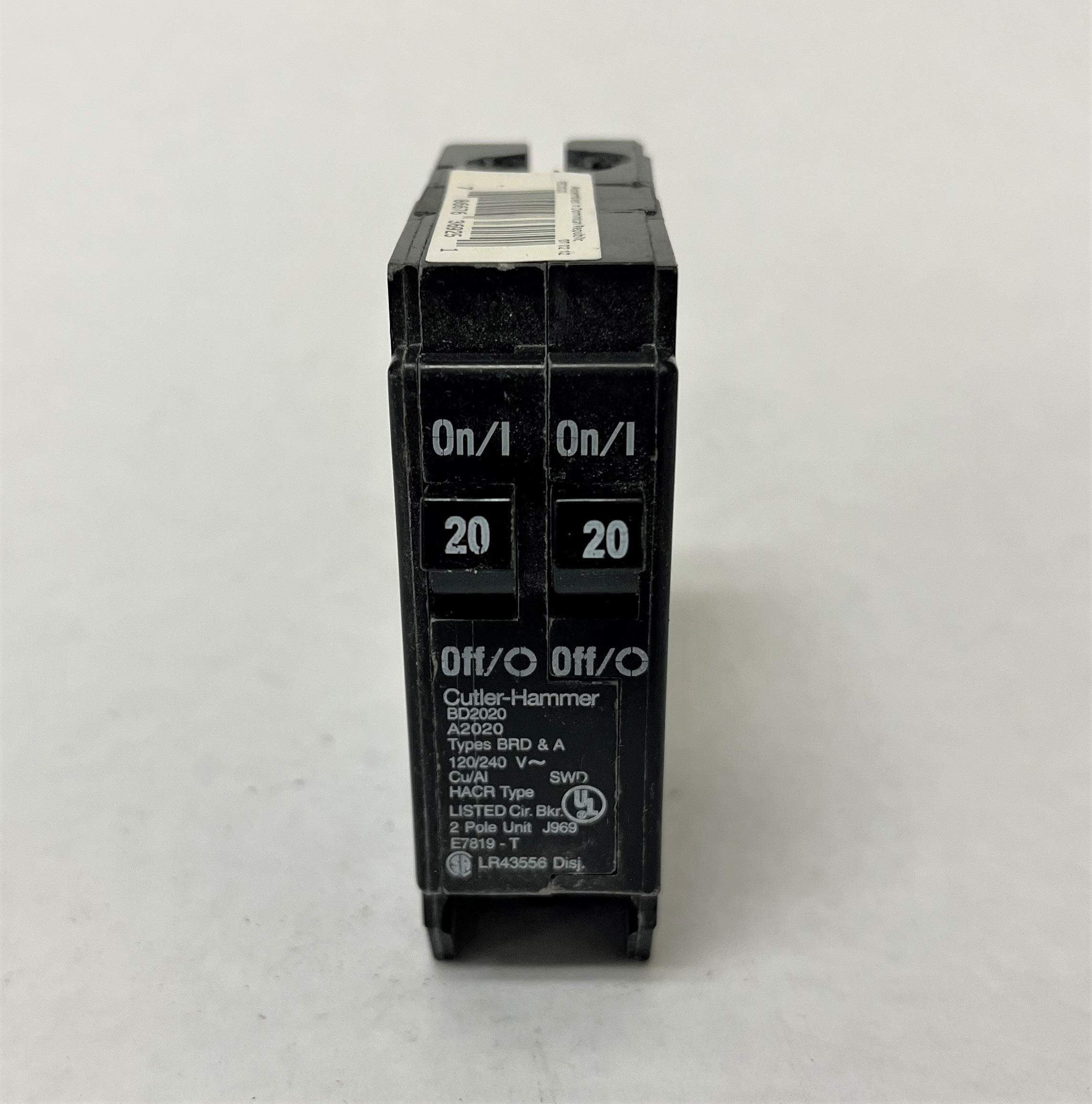 EATON CUTLER HAMMER BR2020 20A 1 Pole Tandem Circuit Breaker – cpwarehouse