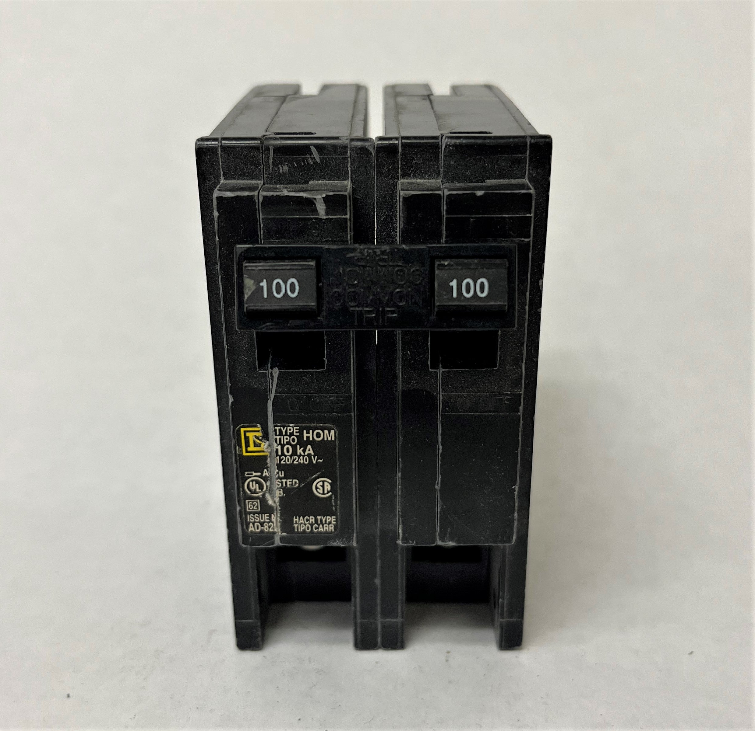 Square D HOM2100C 100A 2 Pole Miniature Circuit Breaker – cpwarehouse