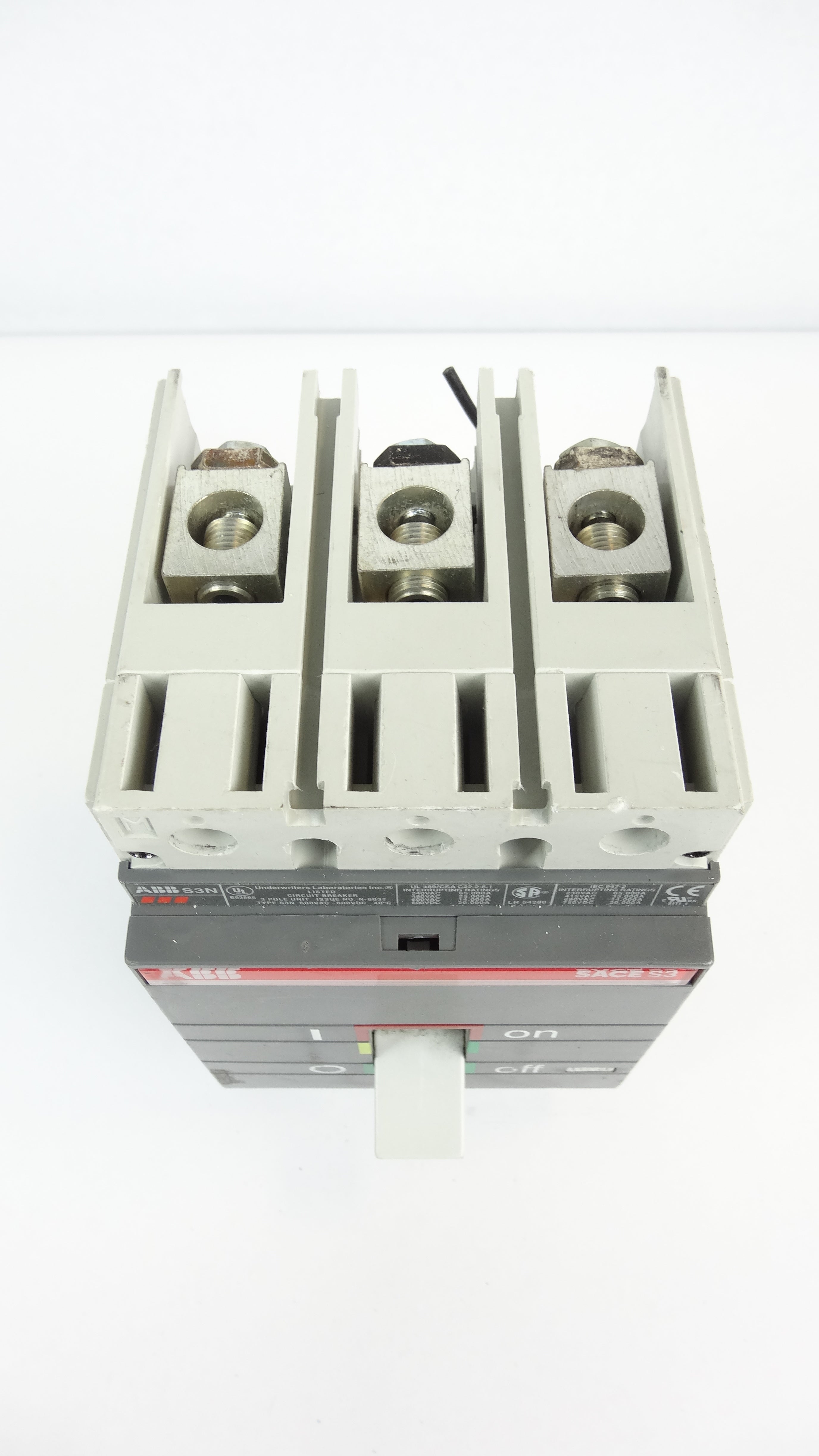 ABB SACE S3 S3N 122160038-001 3-Pole 150A 600VAC Circuit Breaker ...