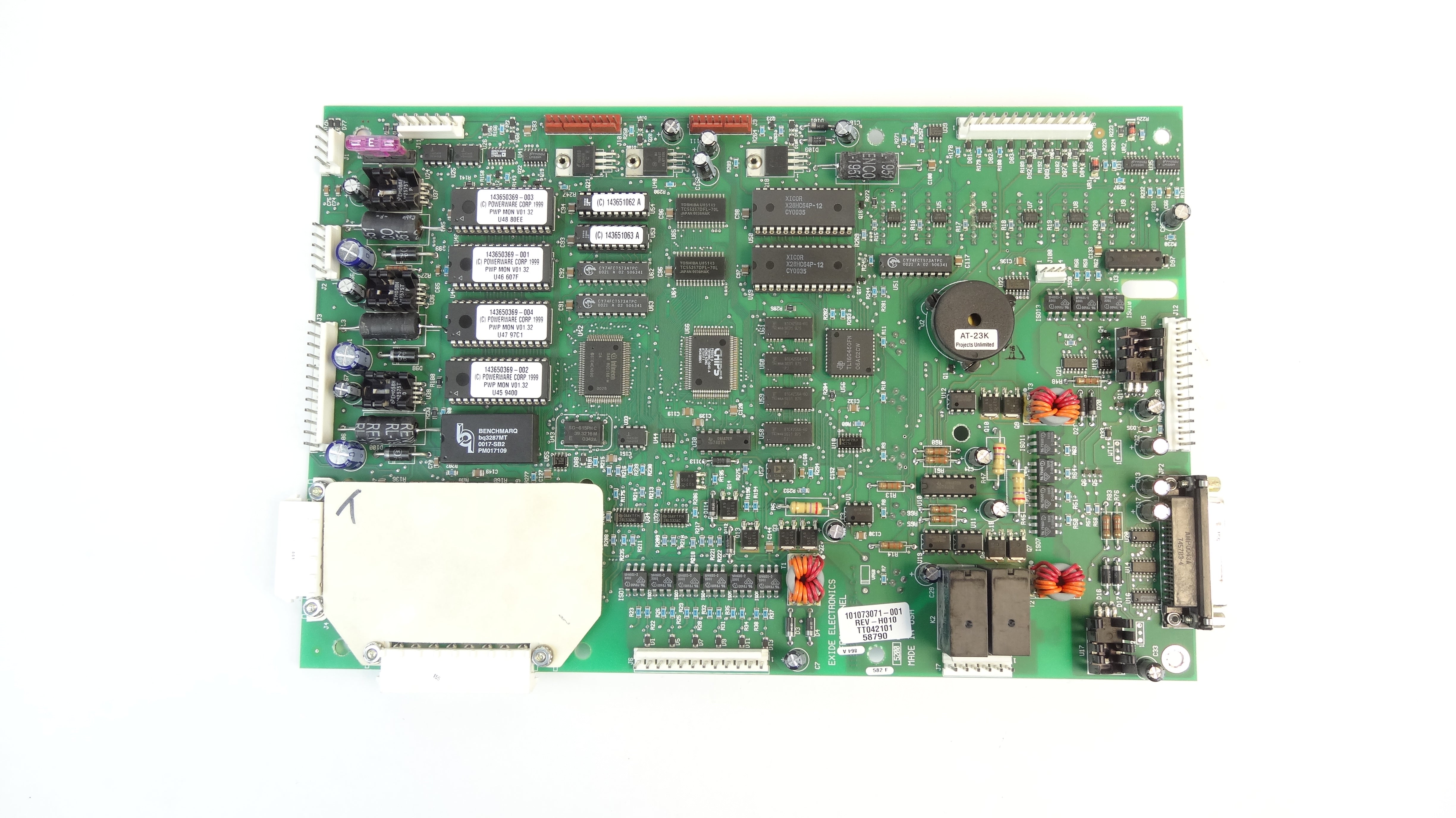 Powerware 101073071-001 Rev H010 Front Panel Control PCA Board ...