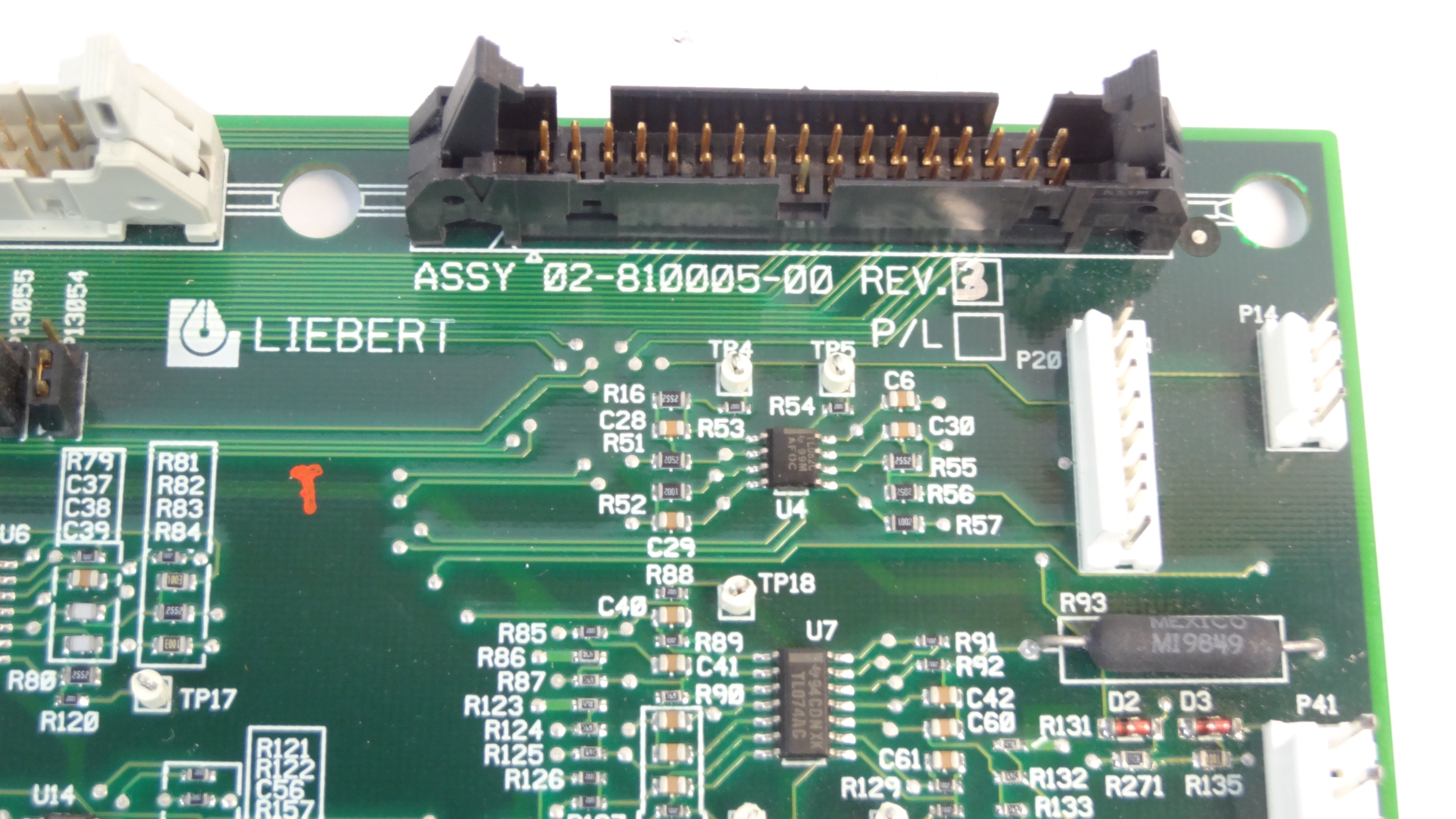 Liebert N Power 02-810005-00 Rev 3 Board PCB Assembly – Critical Parts ...