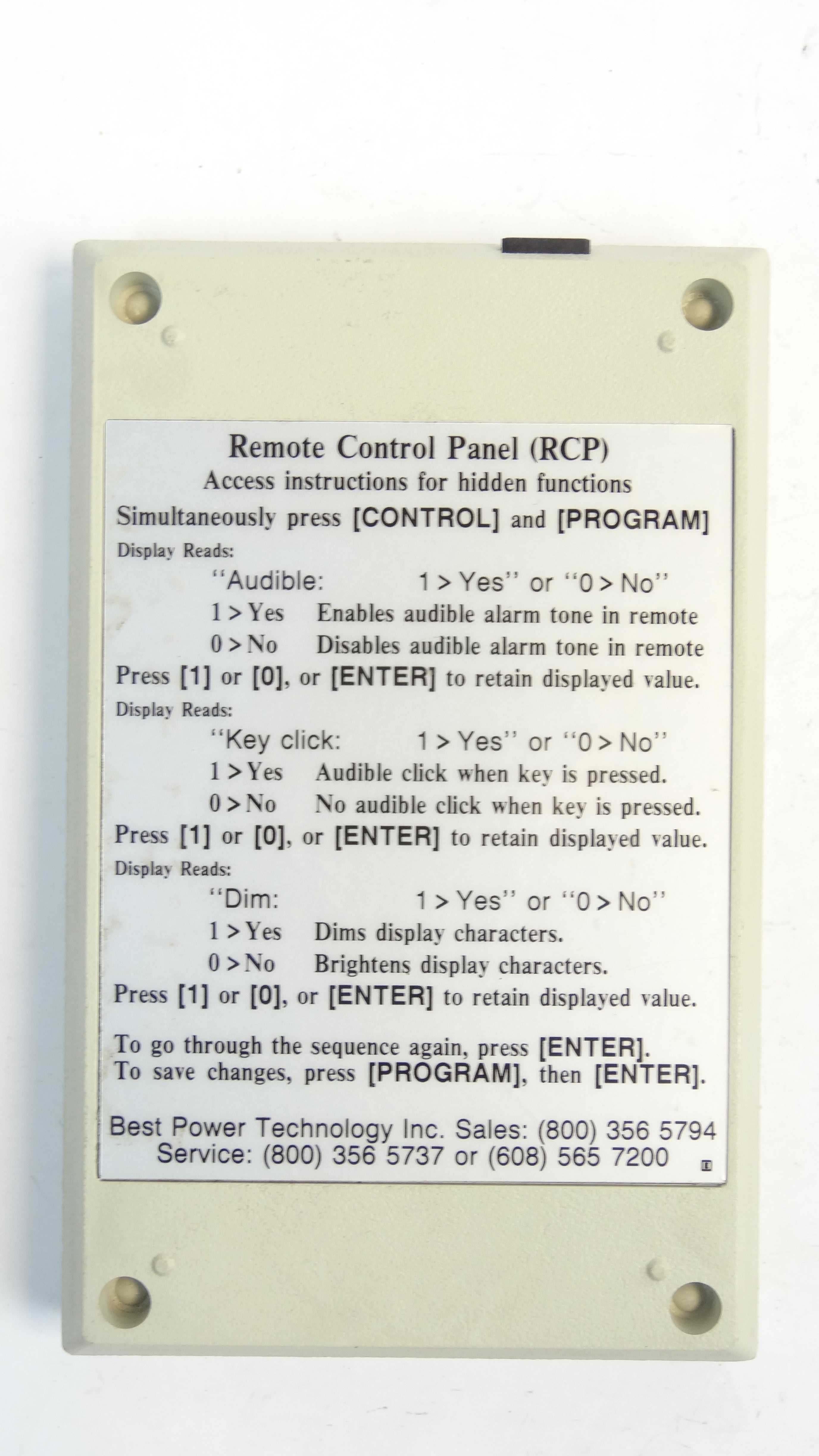 Best Power Remote Control Panel – cpwarehouse