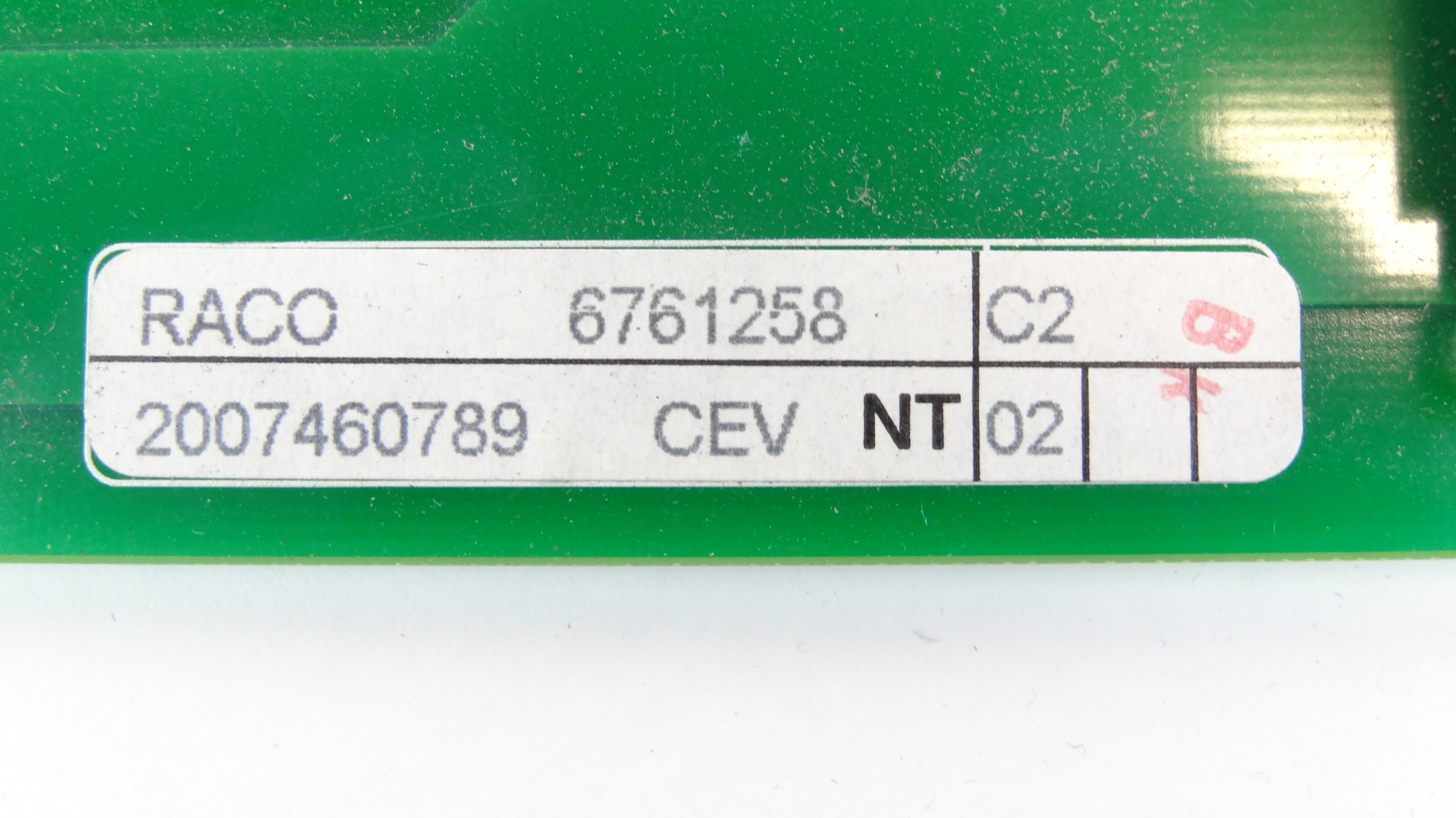 RACO 6761258 Rev C2 Board PCB Assembly – Critical Parts Warehouse