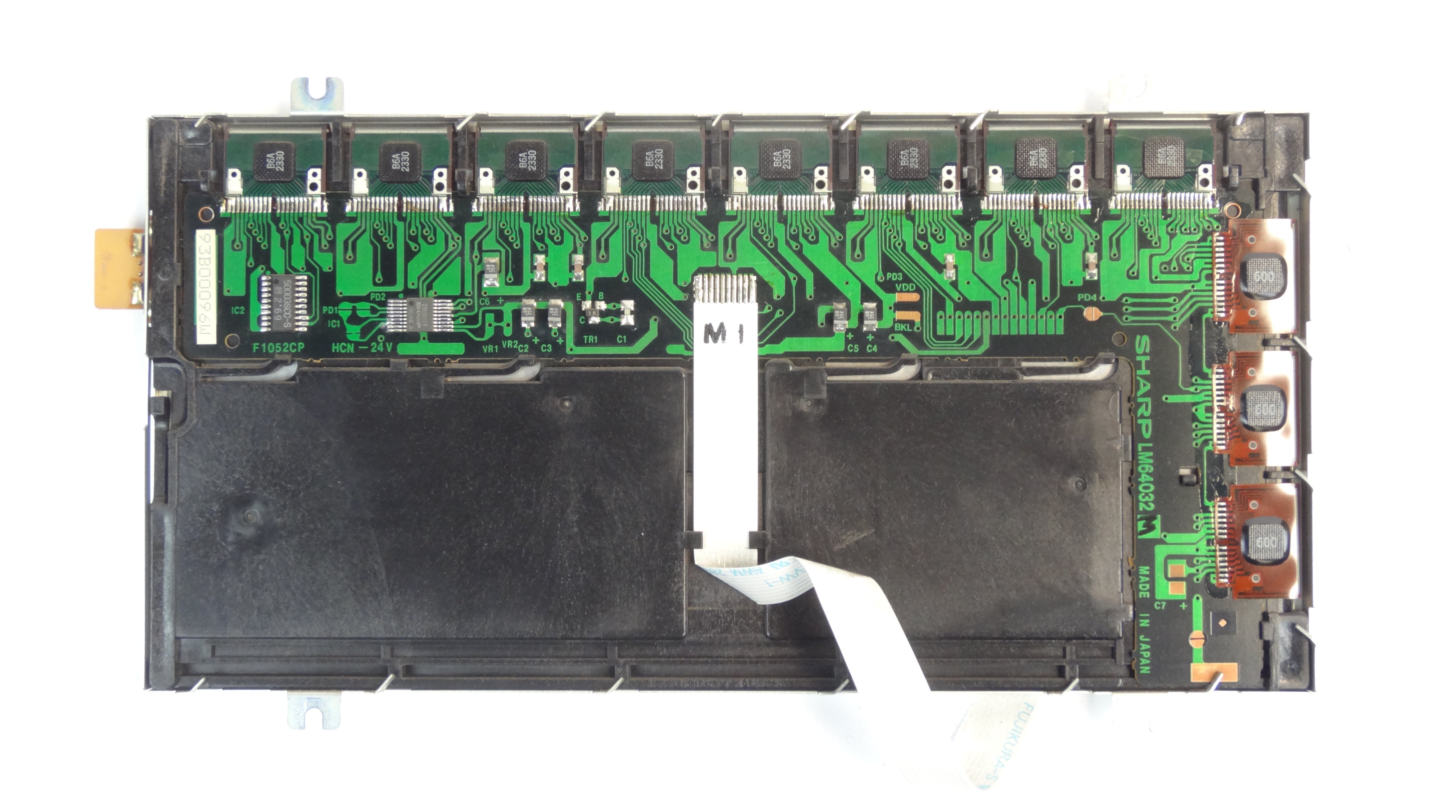 Sharp LM64032 Rev M 93B00096W Industrial LCD Display Screen, 9" x 4 ...