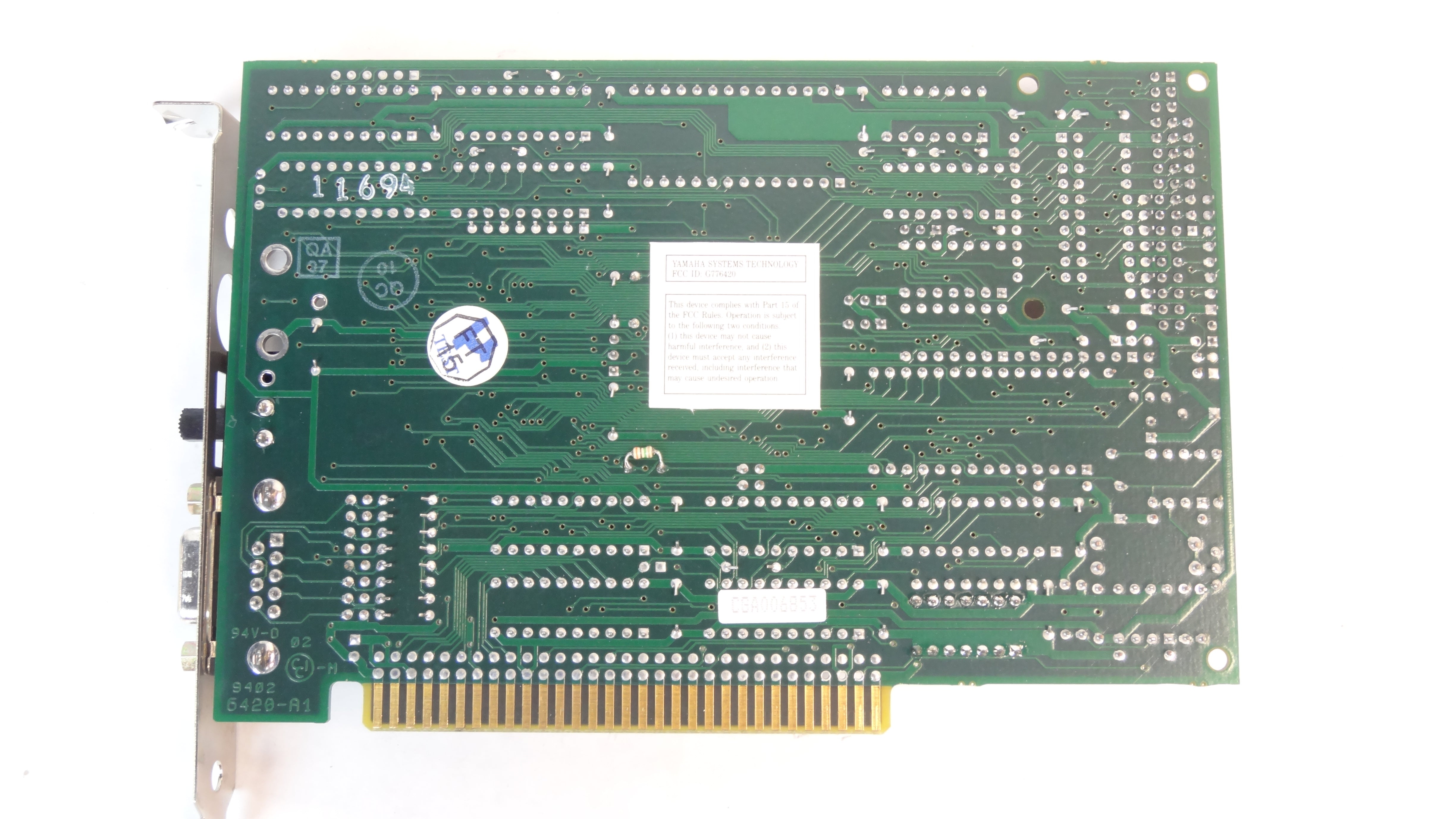 EPE Yamaha Display Master CGA YDM6420 RA1 Comm/Modem Card – Critical ...