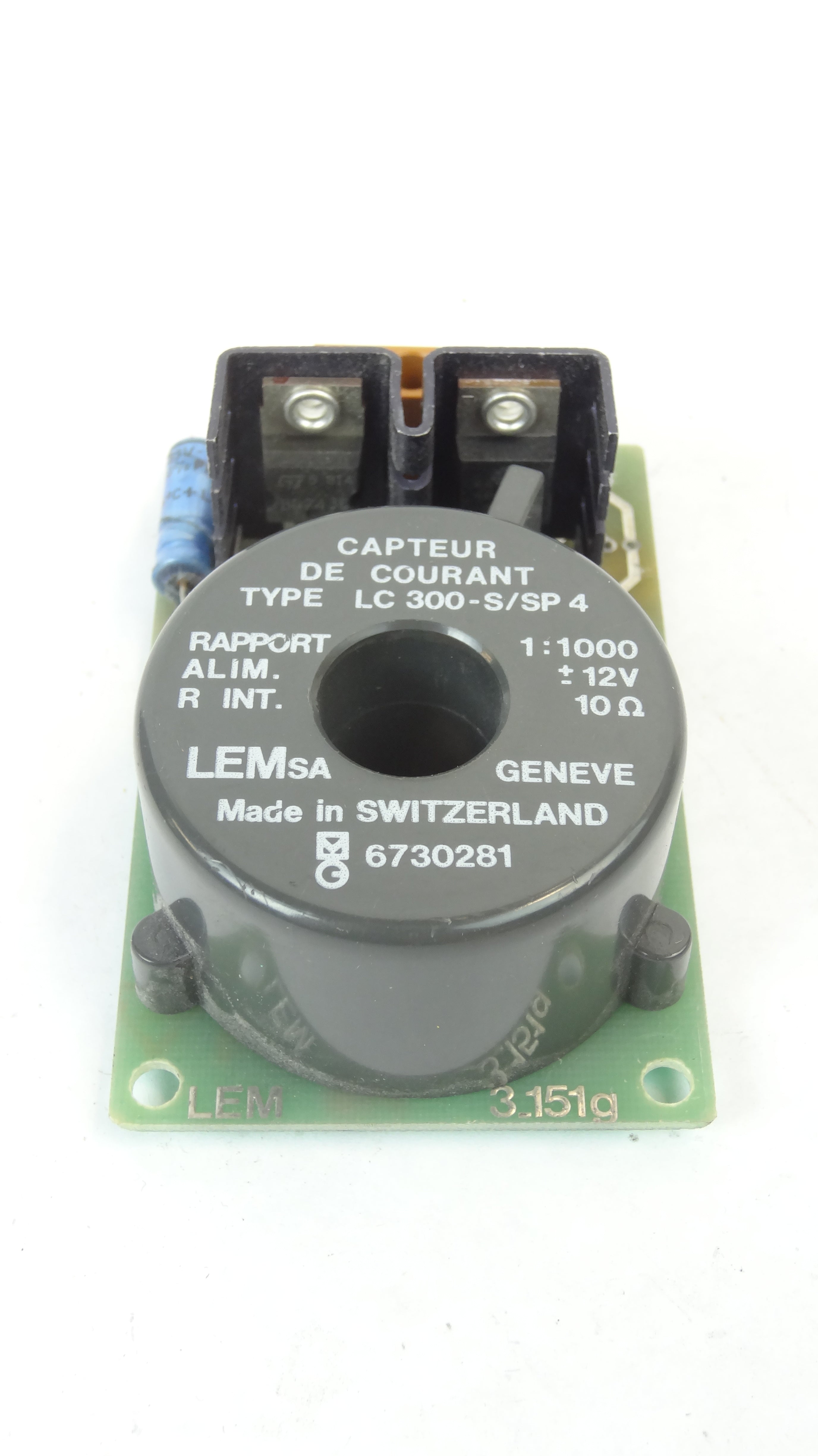 MGE 6730281 / LEM 3.151g Current Sensor Assembly – Critical Parts Warehouse