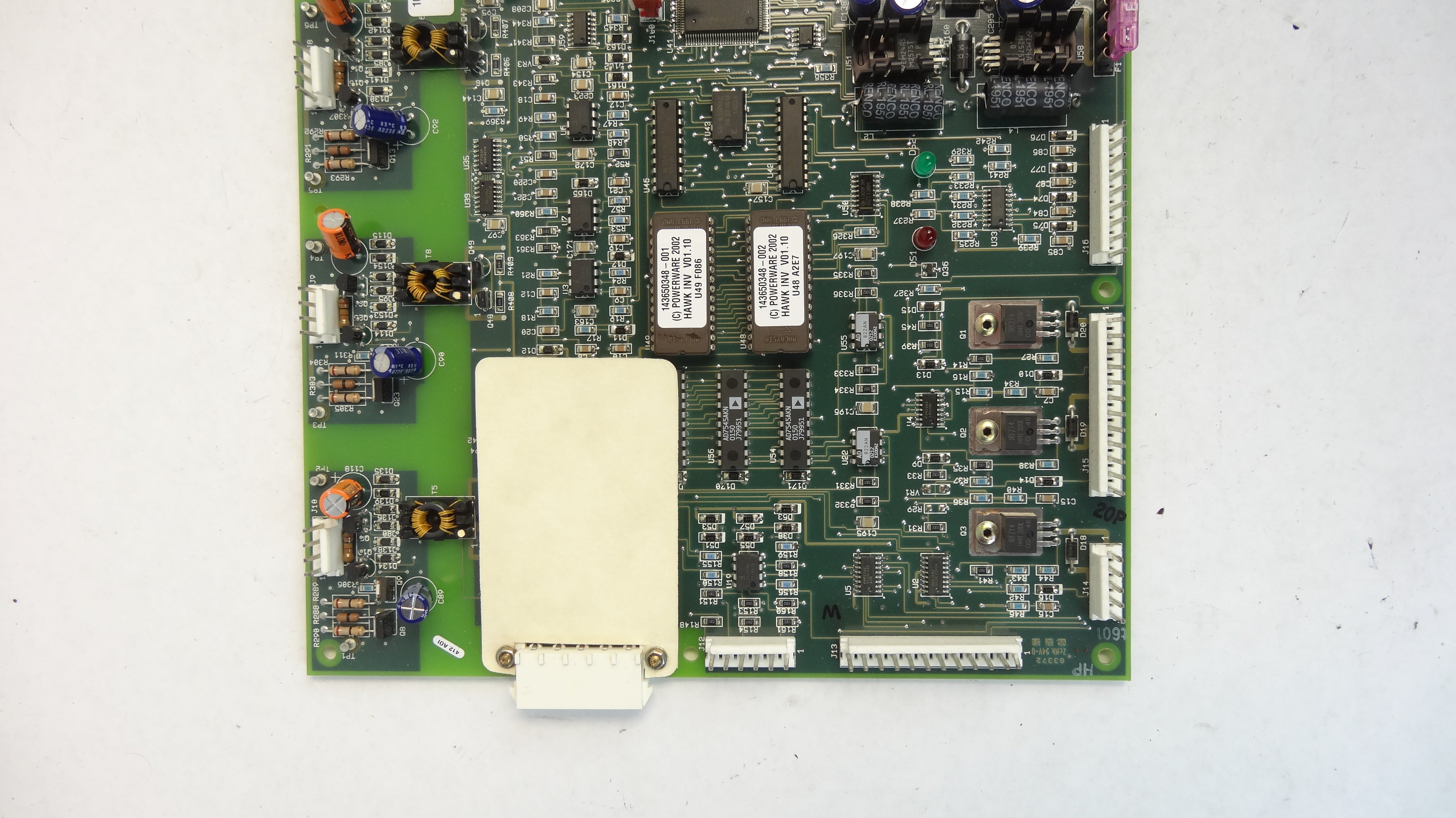 Powerware 101073072-001 Revision N02 Inverter Control PCA Board ...