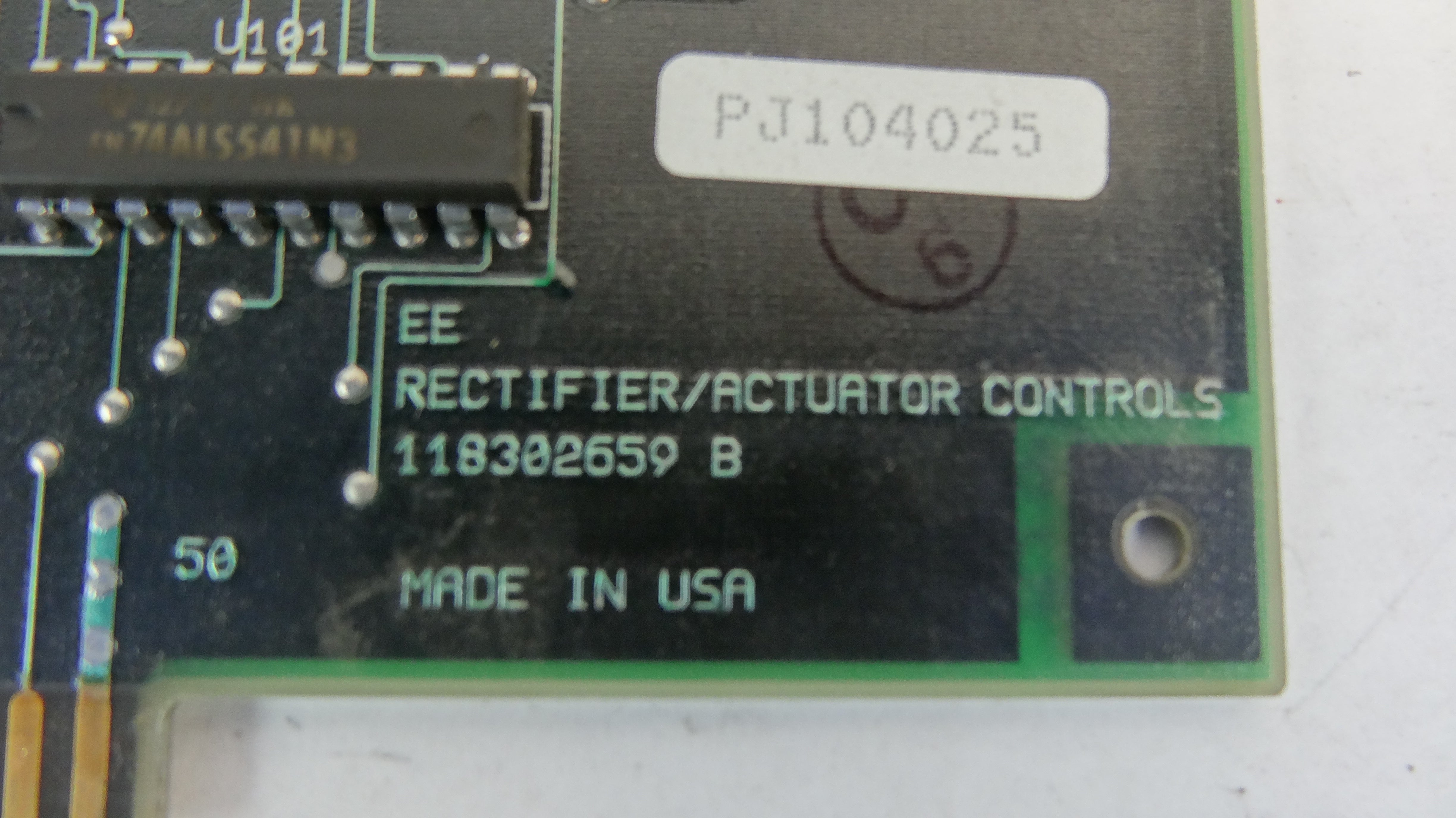 Powerware / Exide 101072804 Rev B Rectifier/Actuator Control PCB Assem ...