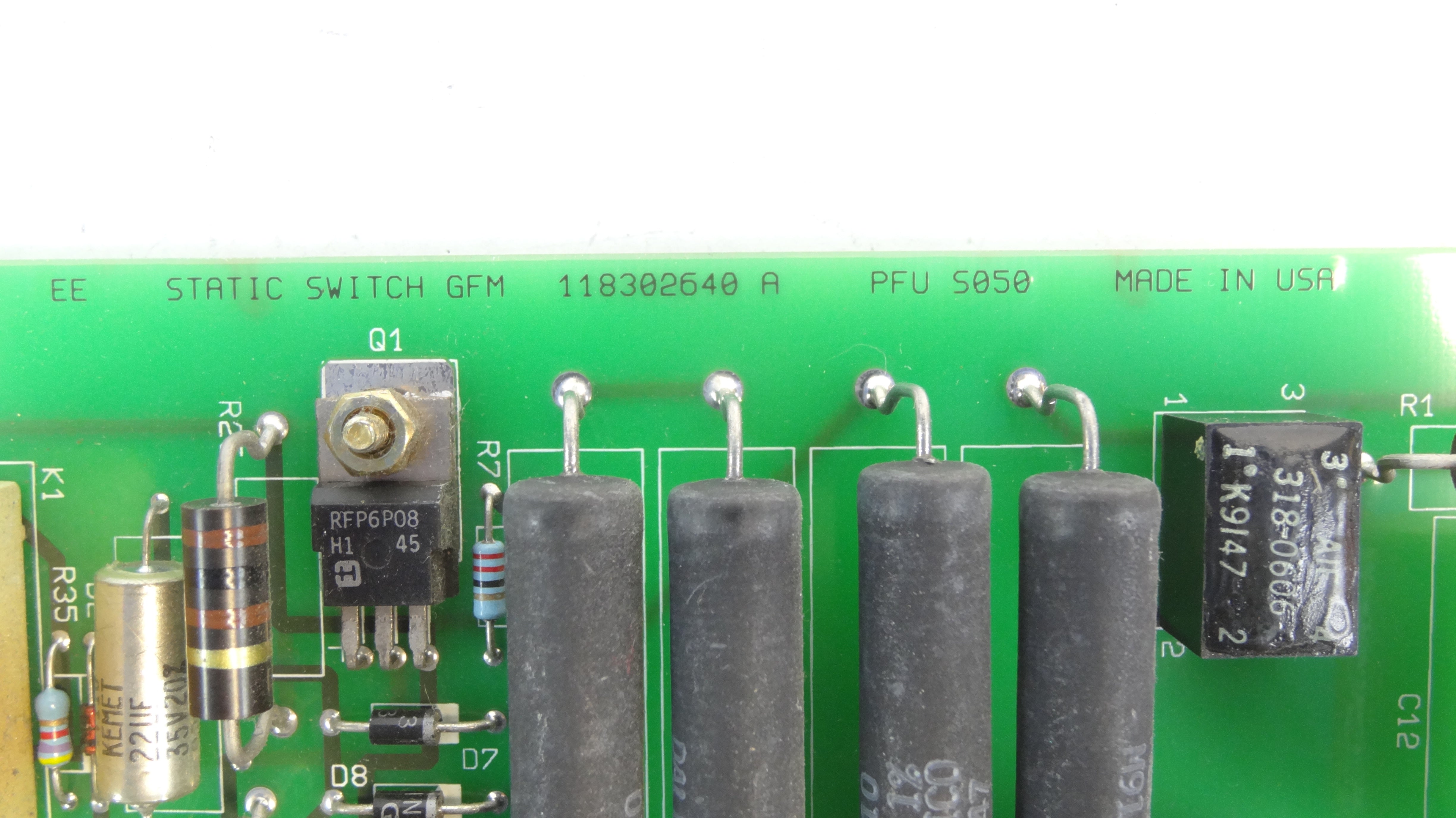 Powerware / Exide 101072778 Rev D 118302640 A EE Static Switch GFM PCB ...