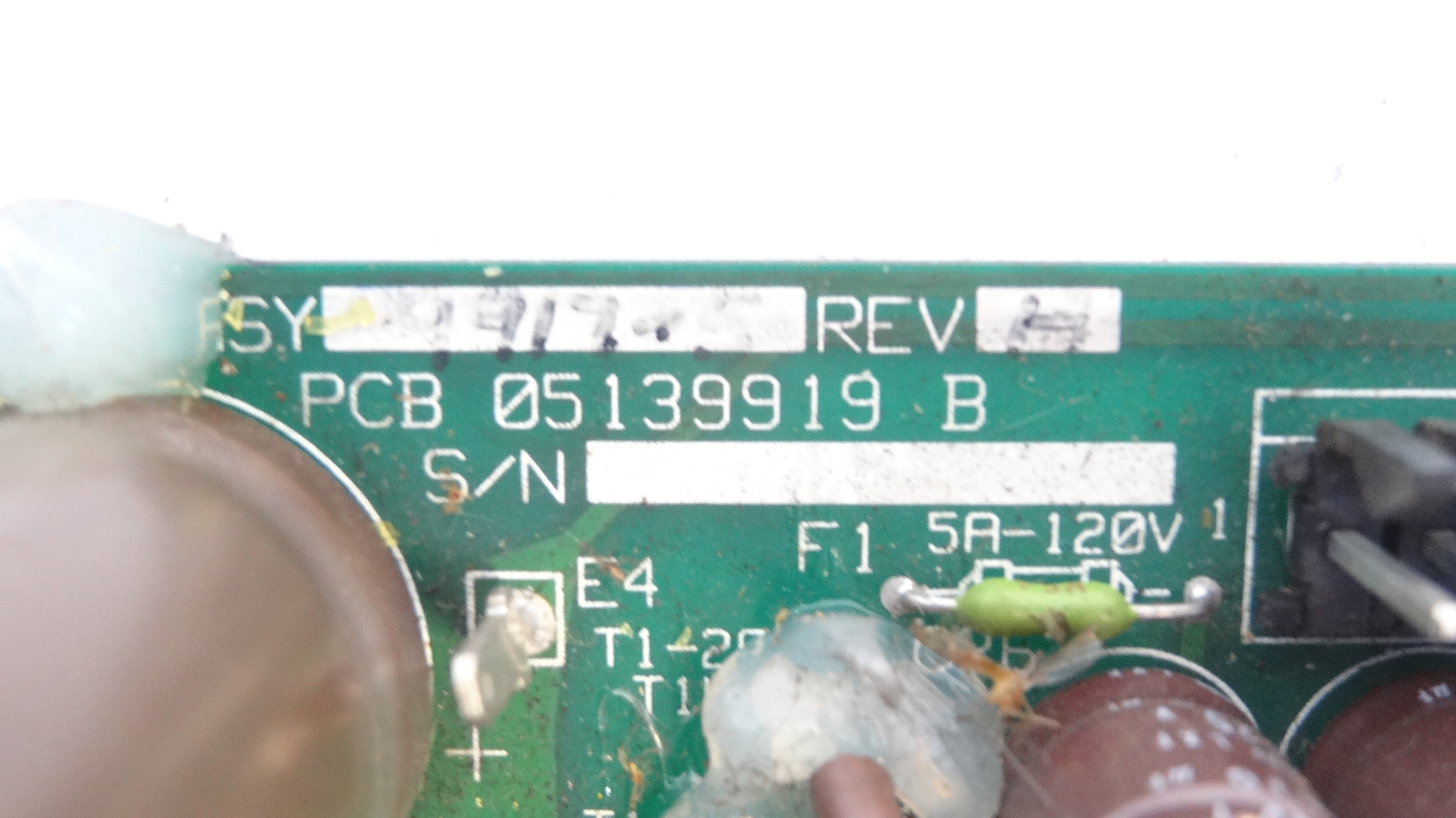 Exide 01539919 Revision B / 09919-5 Rev H PCB Assembly – Critical Parts ...
