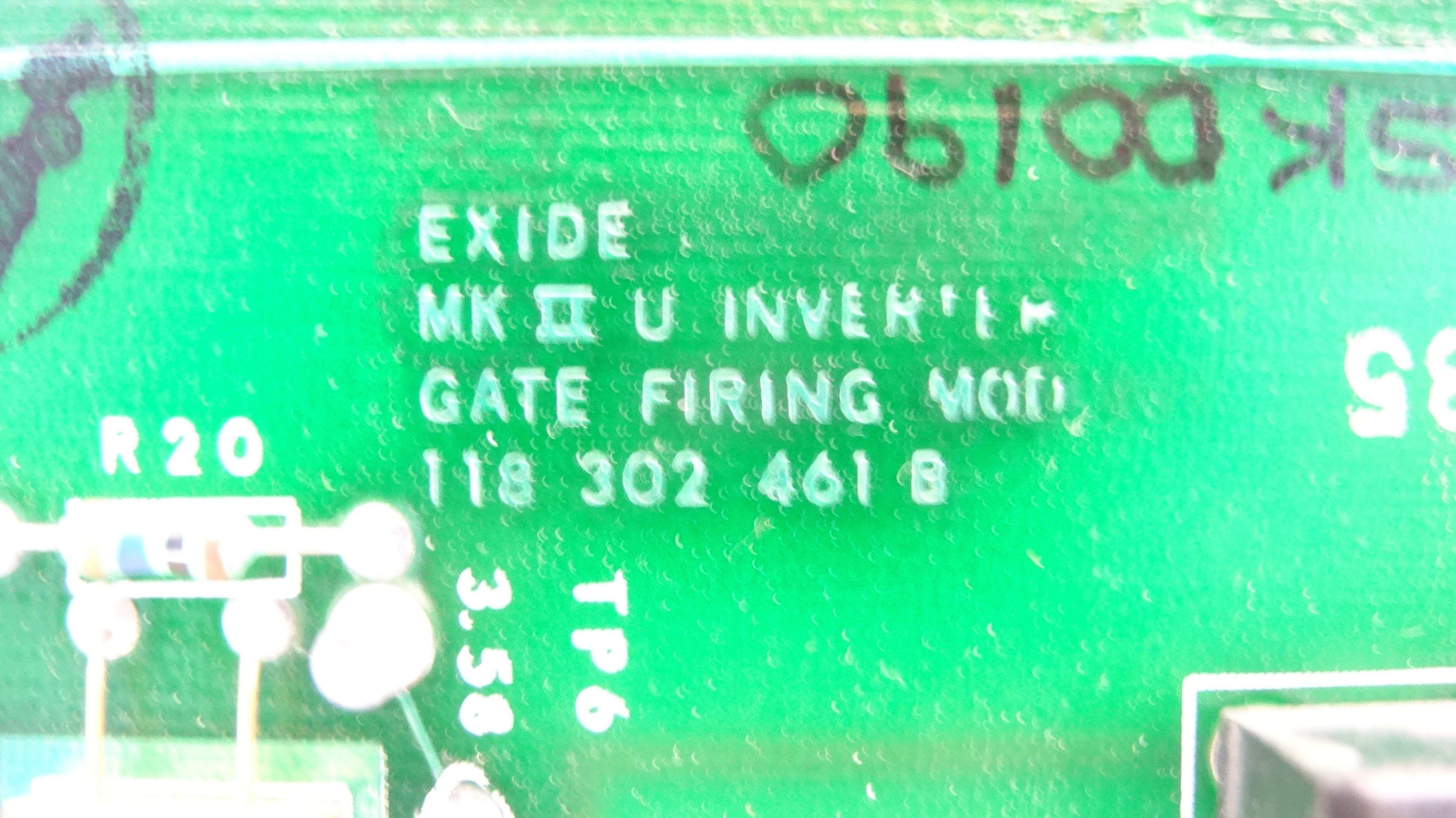 Powerware / Exide 101072485 Rev B / 118302461 Gate Firing Mod PCB Asse ...