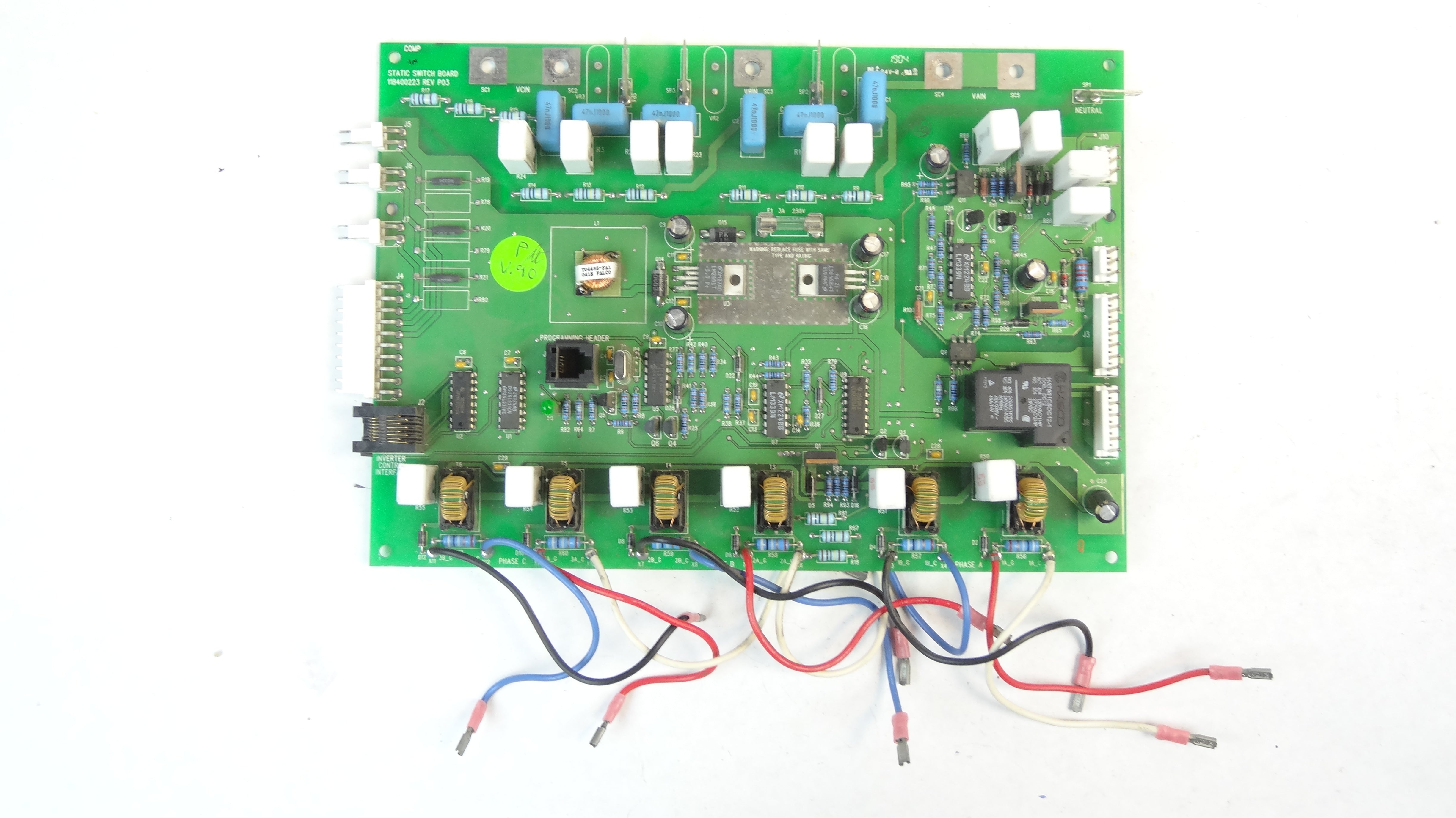 Powerware 118400223 Rev P03 Static Switch Board PCB Assembly – Critical ...