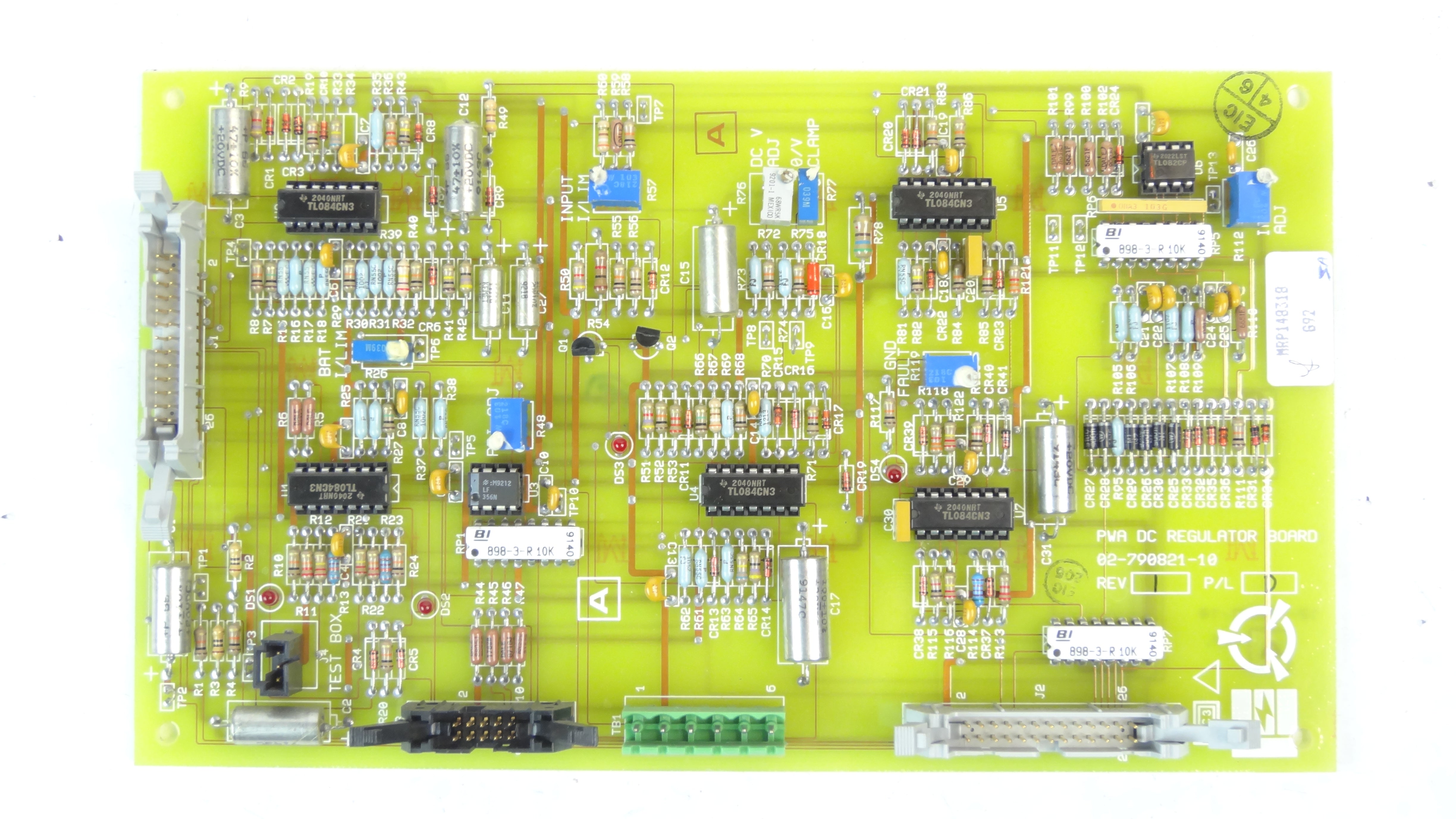 Liebert / Emerson 02-790821-10 Rev 1 DC Regulator PCB Assembly ...