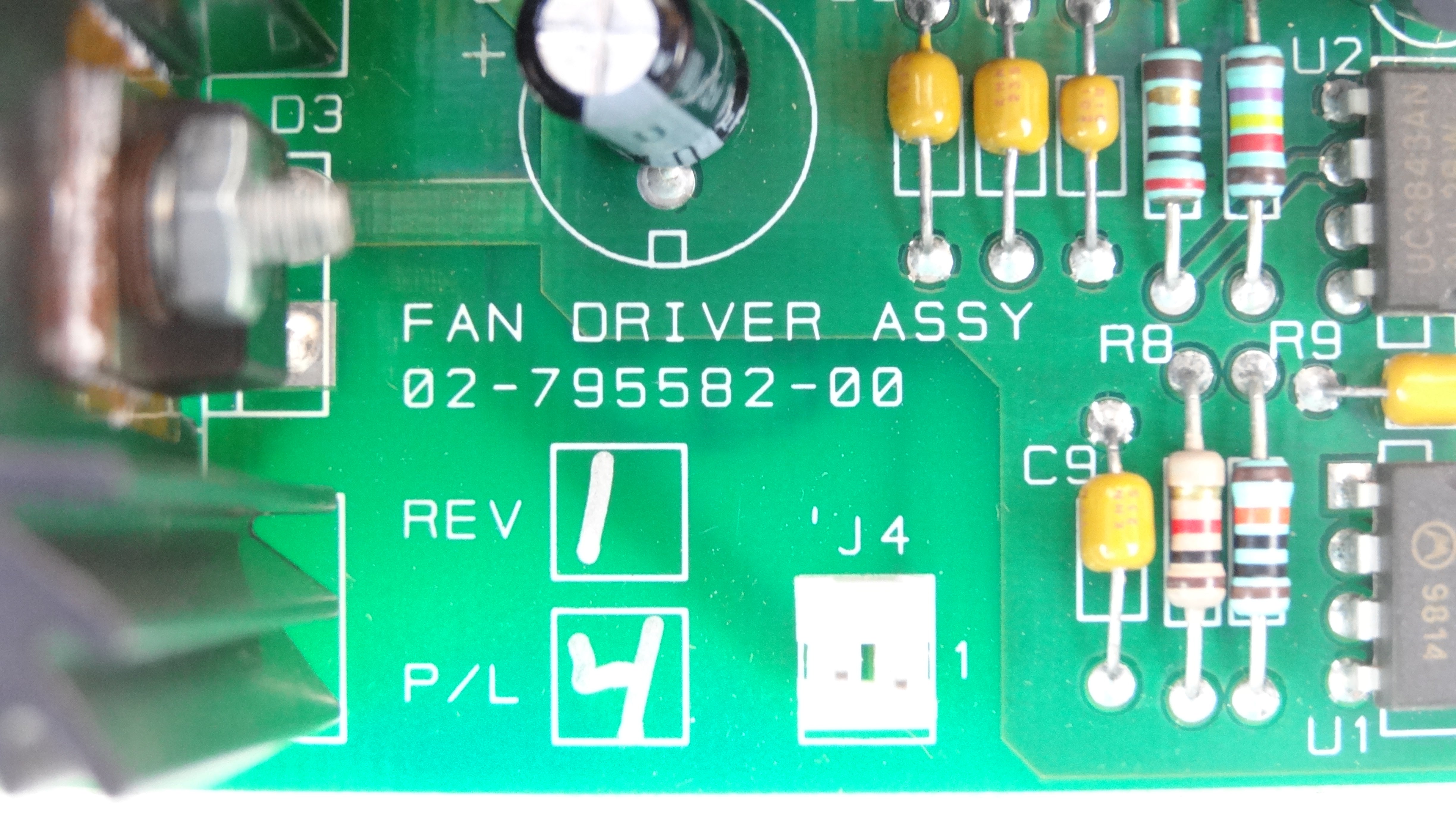 Liebert / Emerson 02-795582-00 Rev 1 Fan Driver Board PCB Assembly ...