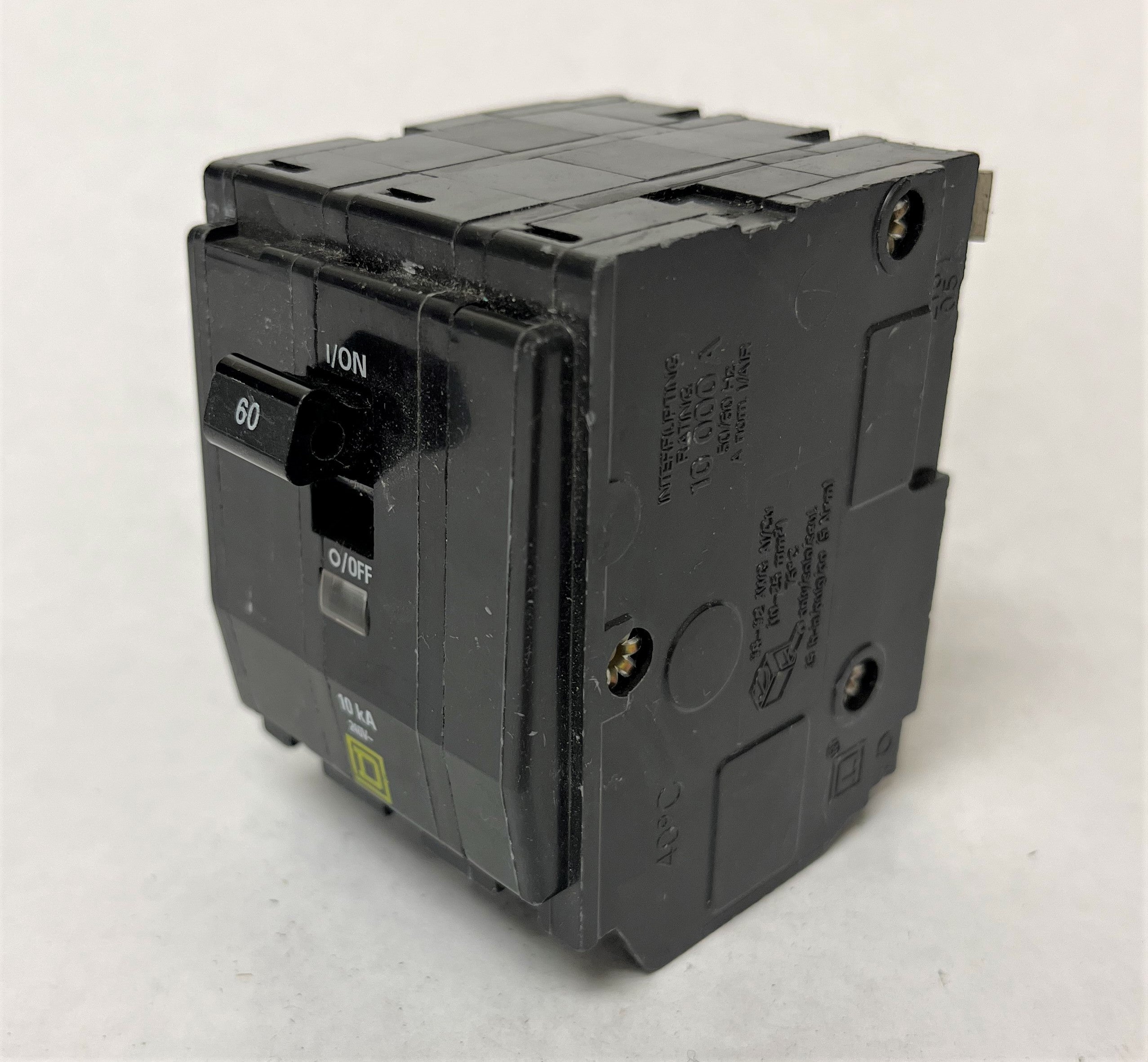 Square D QO360 60A 3 Pole Mini Circuit Breaker – Critical Parts Warehouse