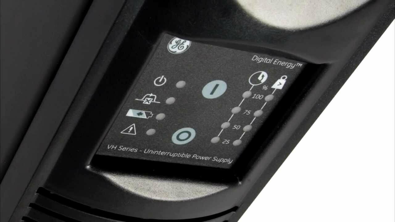 GE VH Series 25510 700VA/630W 120V Online Double Conversion Rack /Towe ...